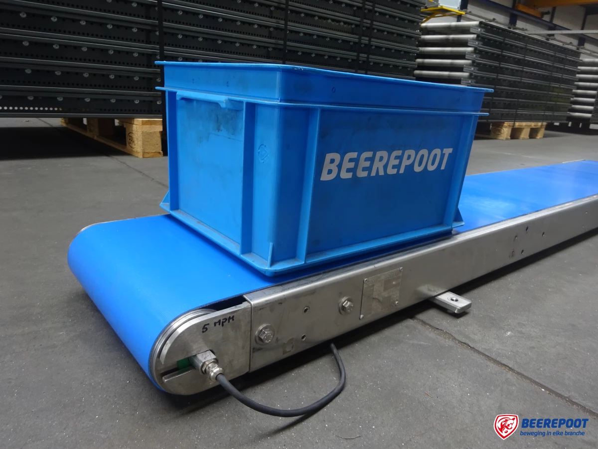 Transportbandje RVS - Beerepoot BV