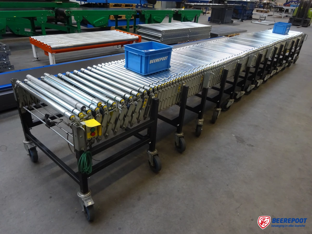 Harmonica-rollenbaan, aangedreven - Beerepoot BV