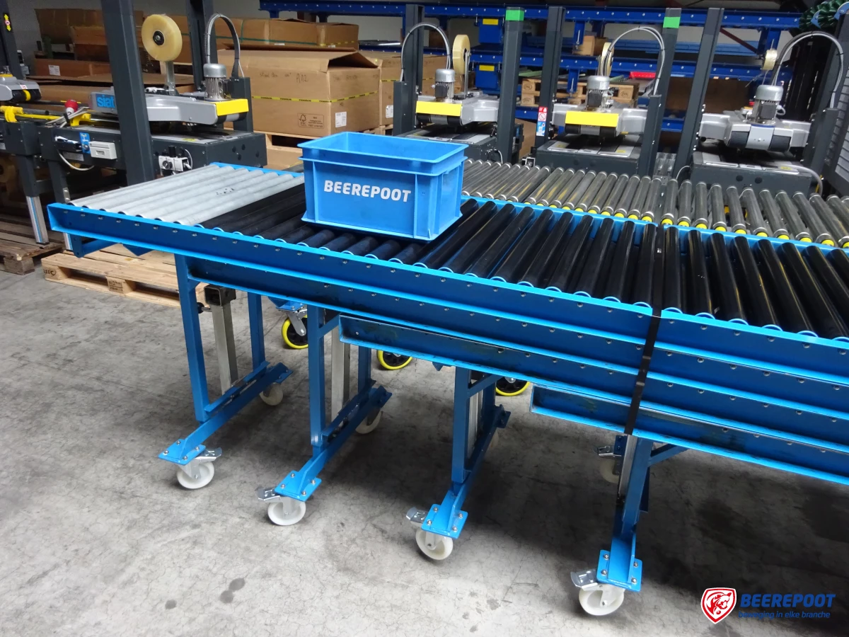 Uitschuifbare rollenbaan - Beerepoot BV
