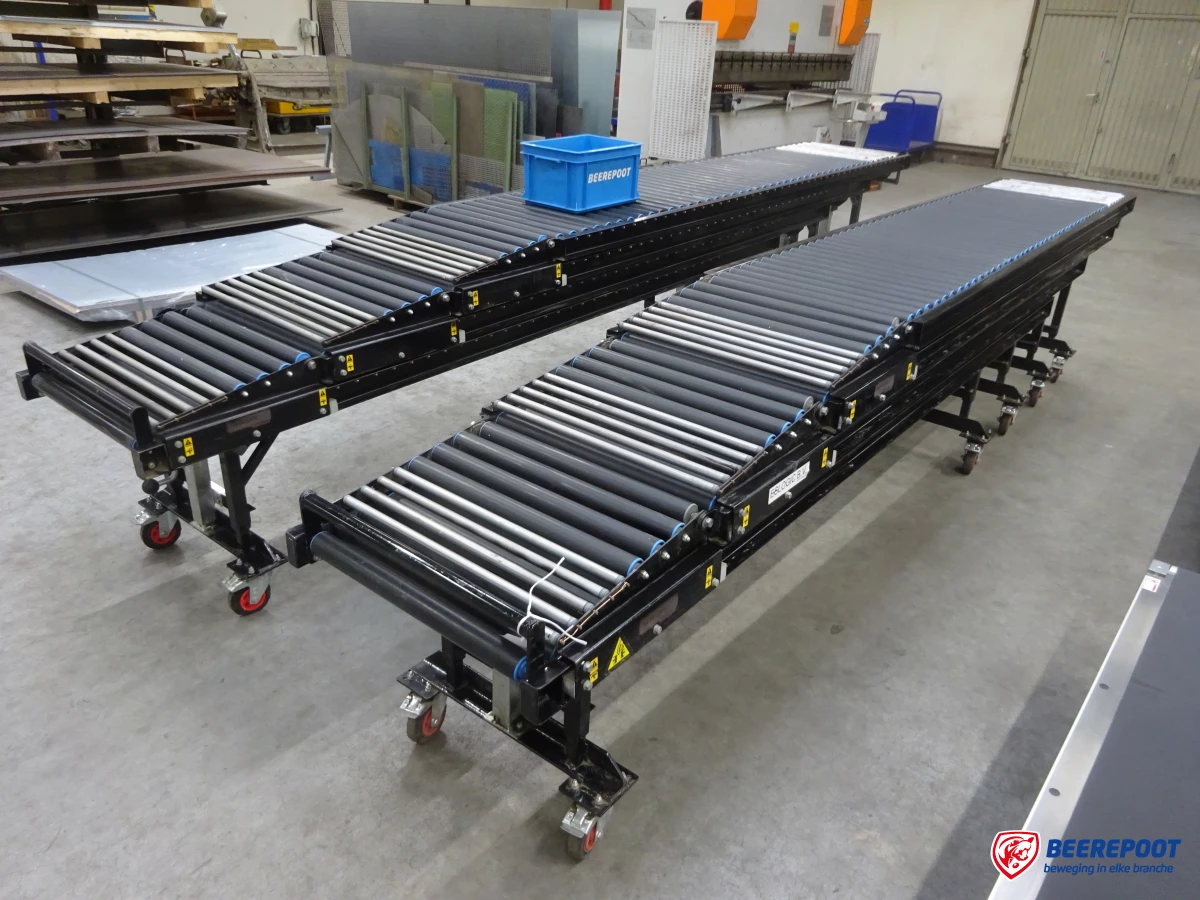 Uitschuifbare rollenbaan - Beerepoot BV