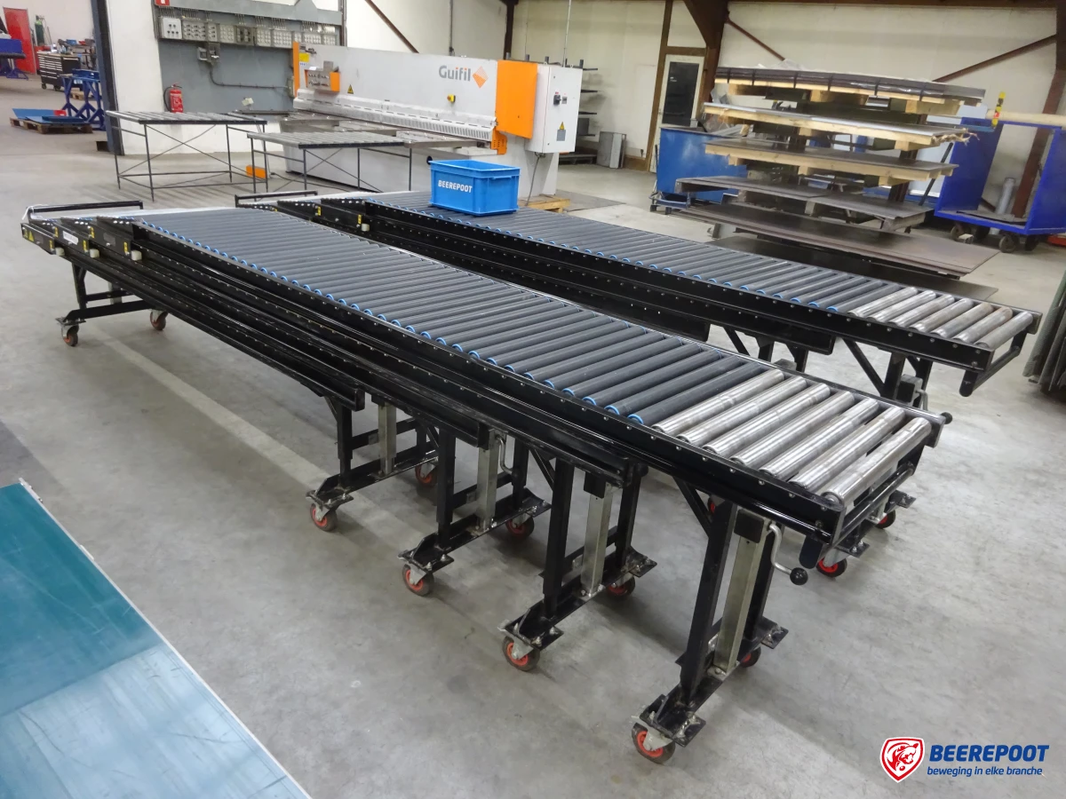 Uitschuifbare rollenbaan - Beerepoot BV