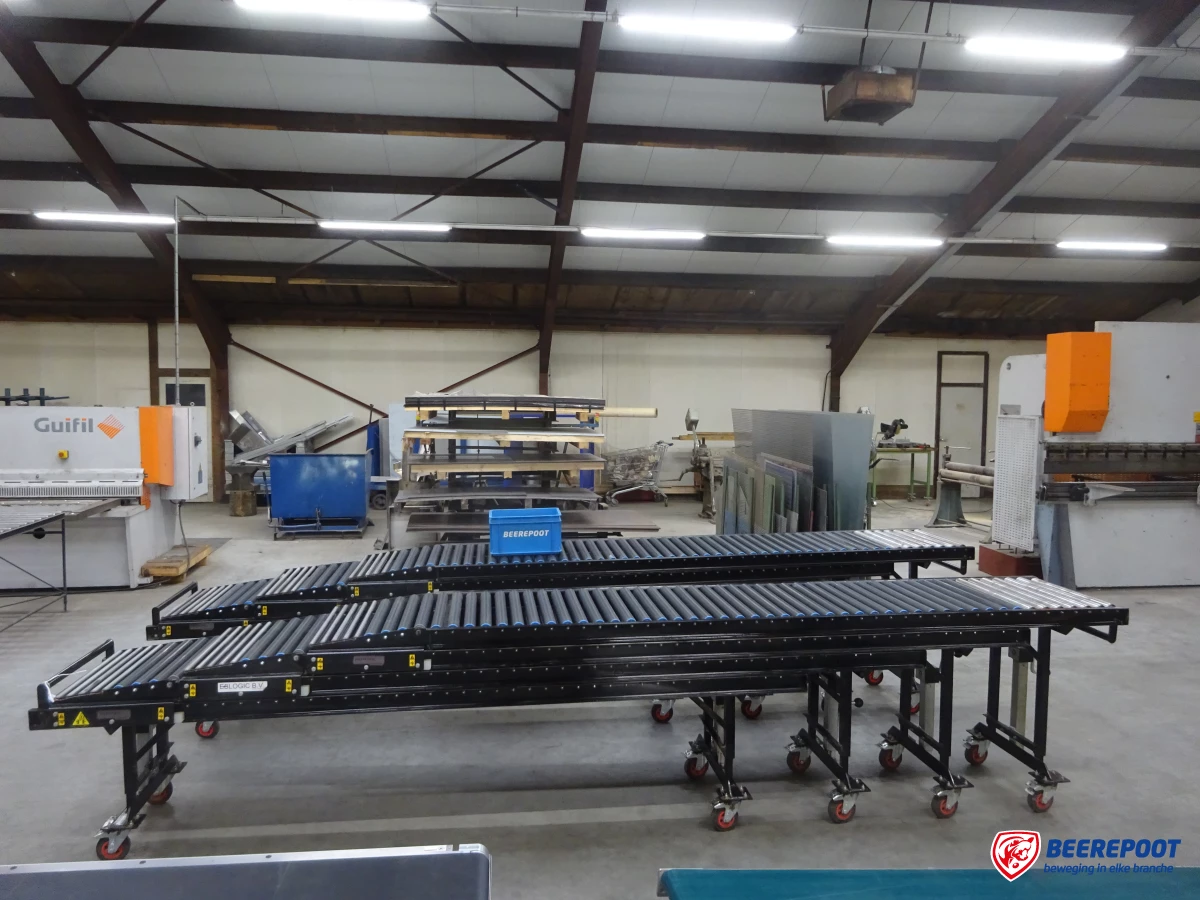 Uitschuifbare rollenbaan - Beerepoot BV